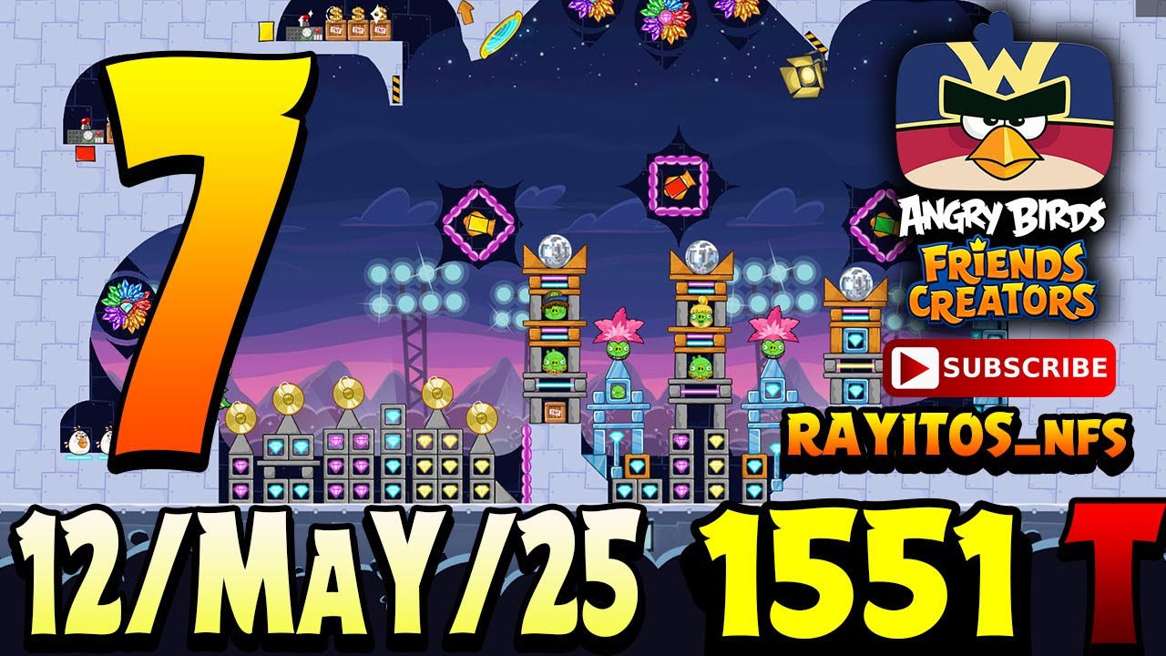 Angry Birds Friends Level 7 Tournament 1551 Highscore POWER-UP ...