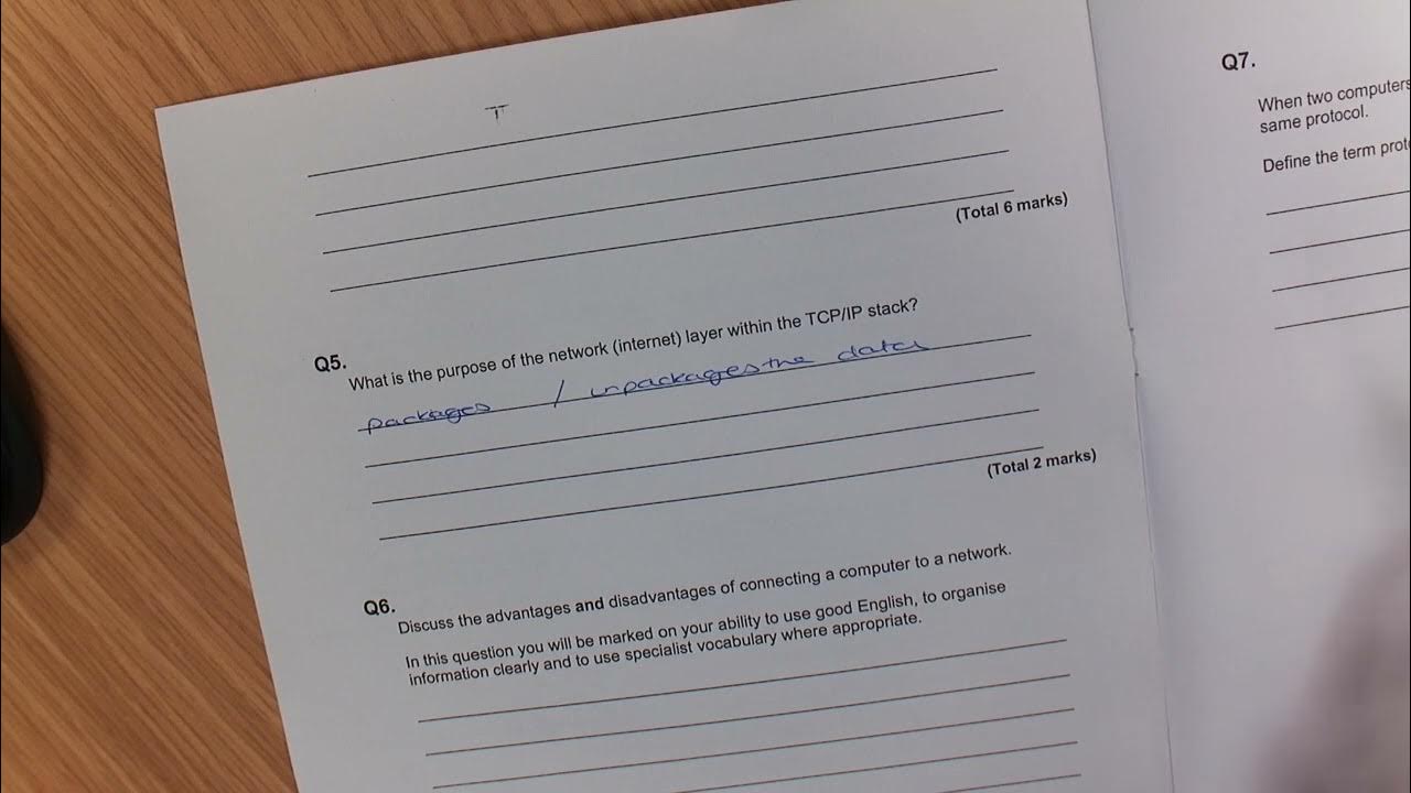 GCSE AQA Computer Science - Networking Questions - YouTube