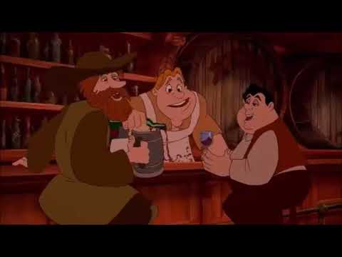 Maurice Tells Gaston & Everyone That Belle Is Locked In Beast's Castle As A Prisoner