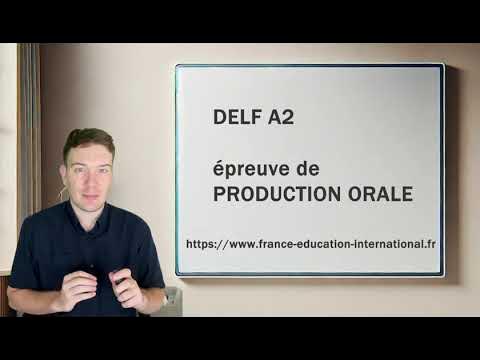 DELF A2 - Production orale - YouTube