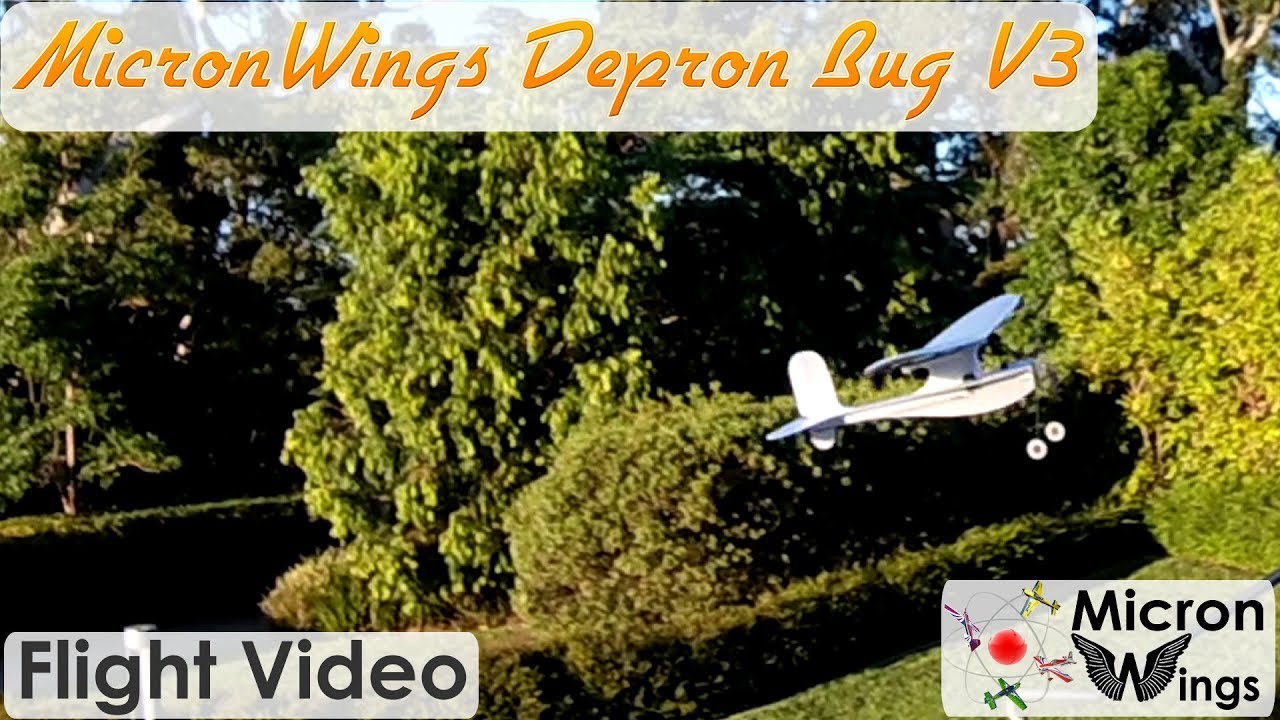 Depron Bug V3 Flight Video - YouTube