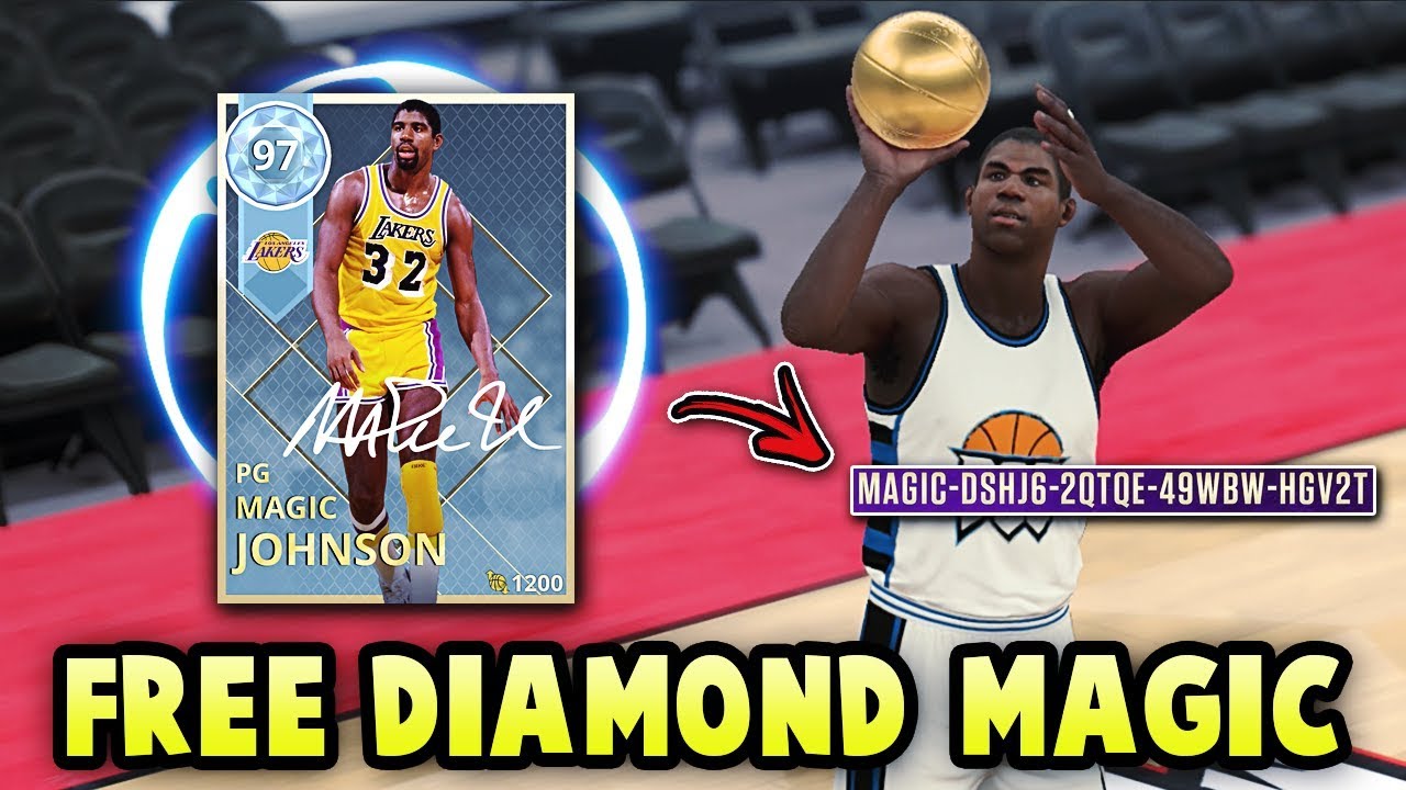 WE GOT A FREE DIAMOND MAGIC JOHNSON IN NBA 2K18!! *LOCKER CODE* | NBA ...