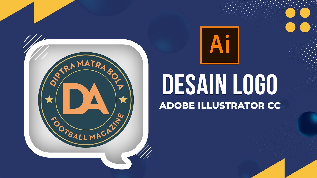 Cara Membuat Desain Logo Emblem | Adobe Illustrator CC - YouTube