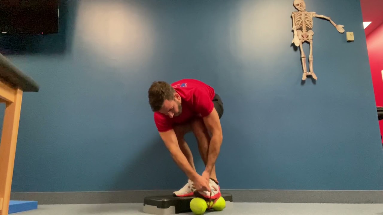 Renforcement psoas (flexion hanche) - Technique avec élastique + haltère - YouTube