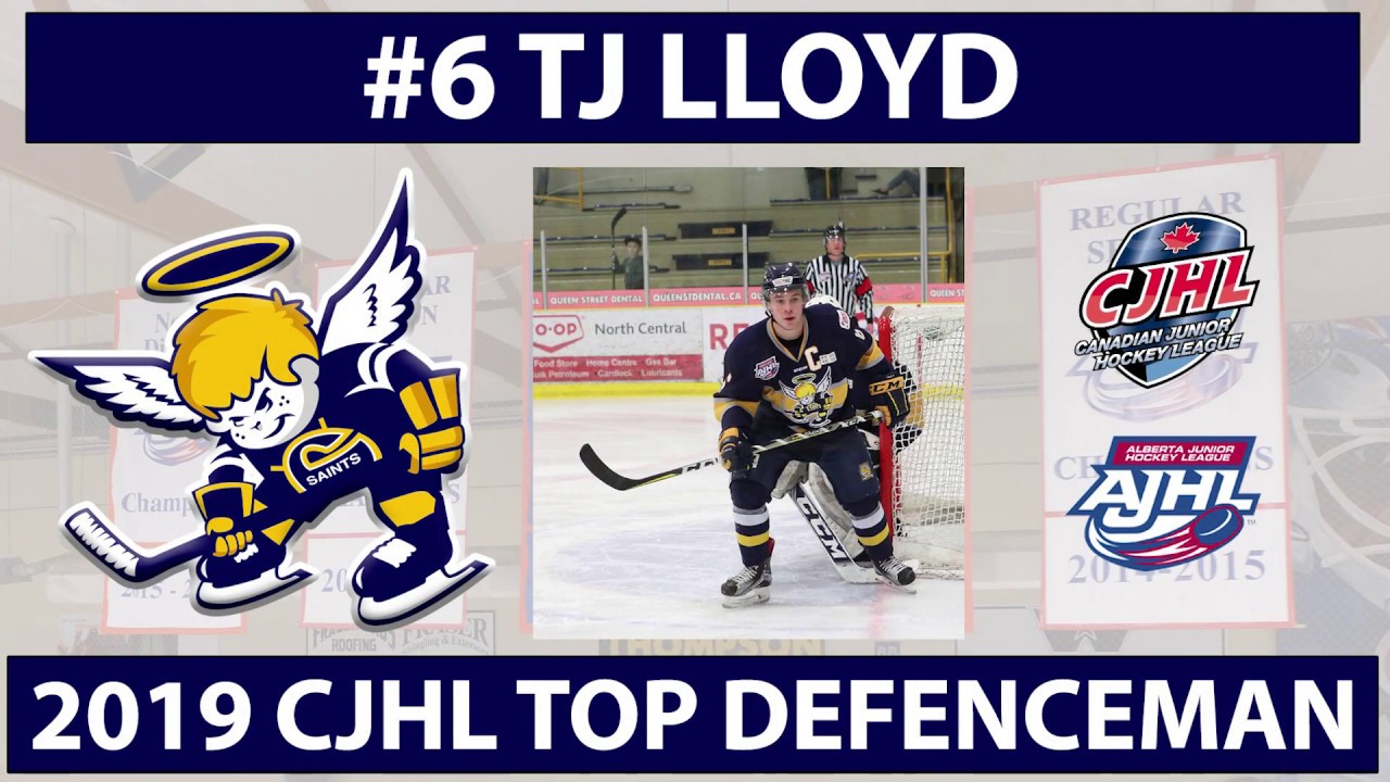 TJ Lloyd - CJHL Defenceman of the Year - YouTube