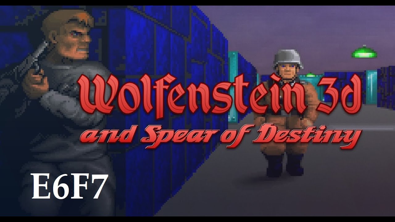Wolfenstein 3D Episode 6: Confrontation Floor 7 (E6F7) - YouTube
