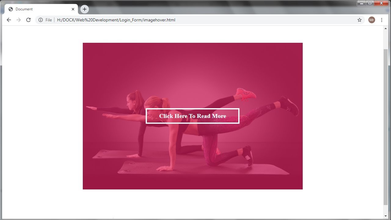 How To Create Hover Effect on Image Using HTML & CSS | Web Designing ...