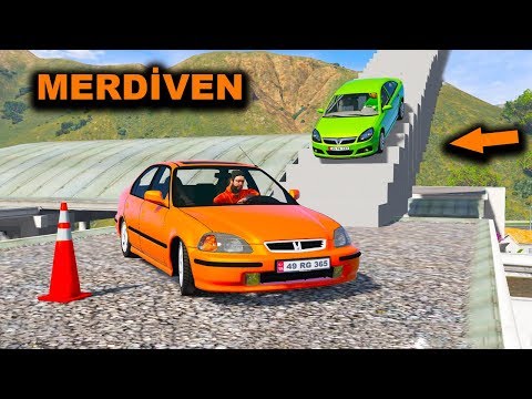49 Plakalı Arabalar Merdiven Parkuruna Çıkıyor - GTA 5