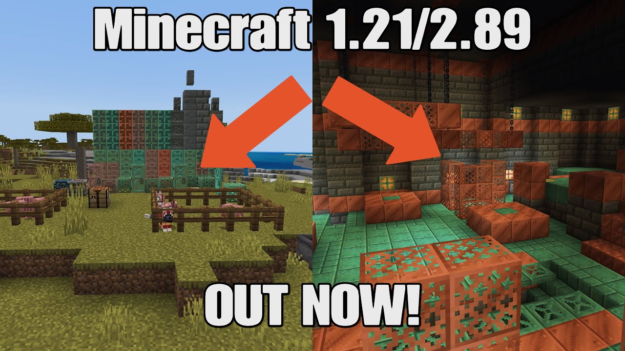 MINECRAFT 1.21/2.89 OUT NOW! #minecraft #update #news - YouTube