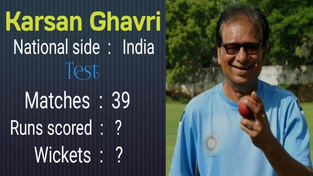 Karsan Ghavri Test and ODI Career | Karsan Ghavri | Indian cricketer ...