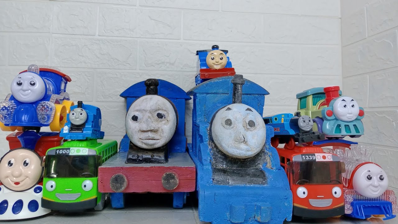 Thomas And Friends, Bus Tayo, Thomas Jumping, Robot Thomas | Review ...