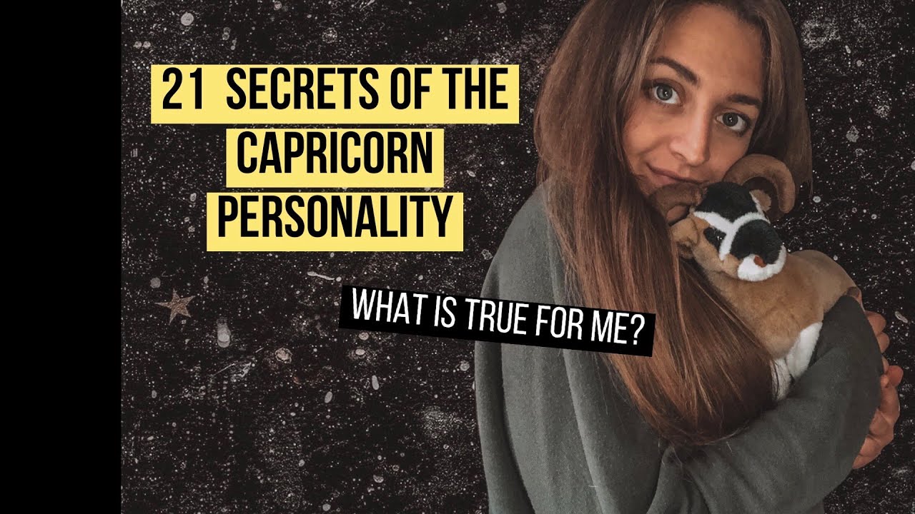 21 Secrets of the Capricorn Personality | What is true for me? - YouTube
