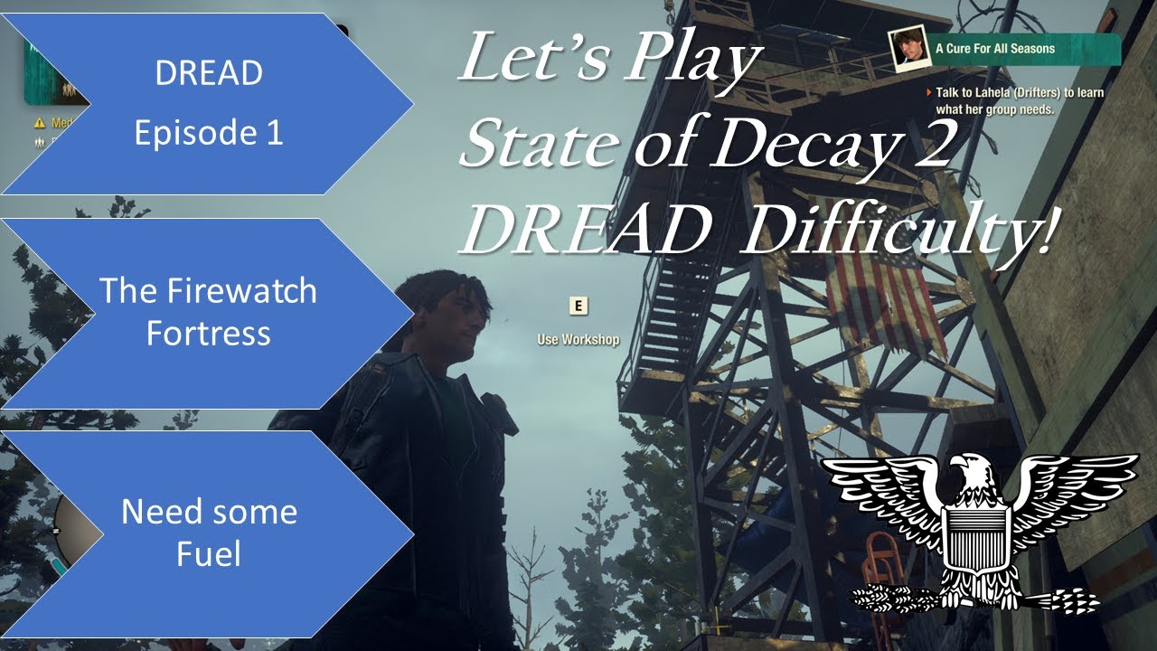 Let's Play State of Decay 2 DREAD! Episode 001 The Firewatch Fortress ...