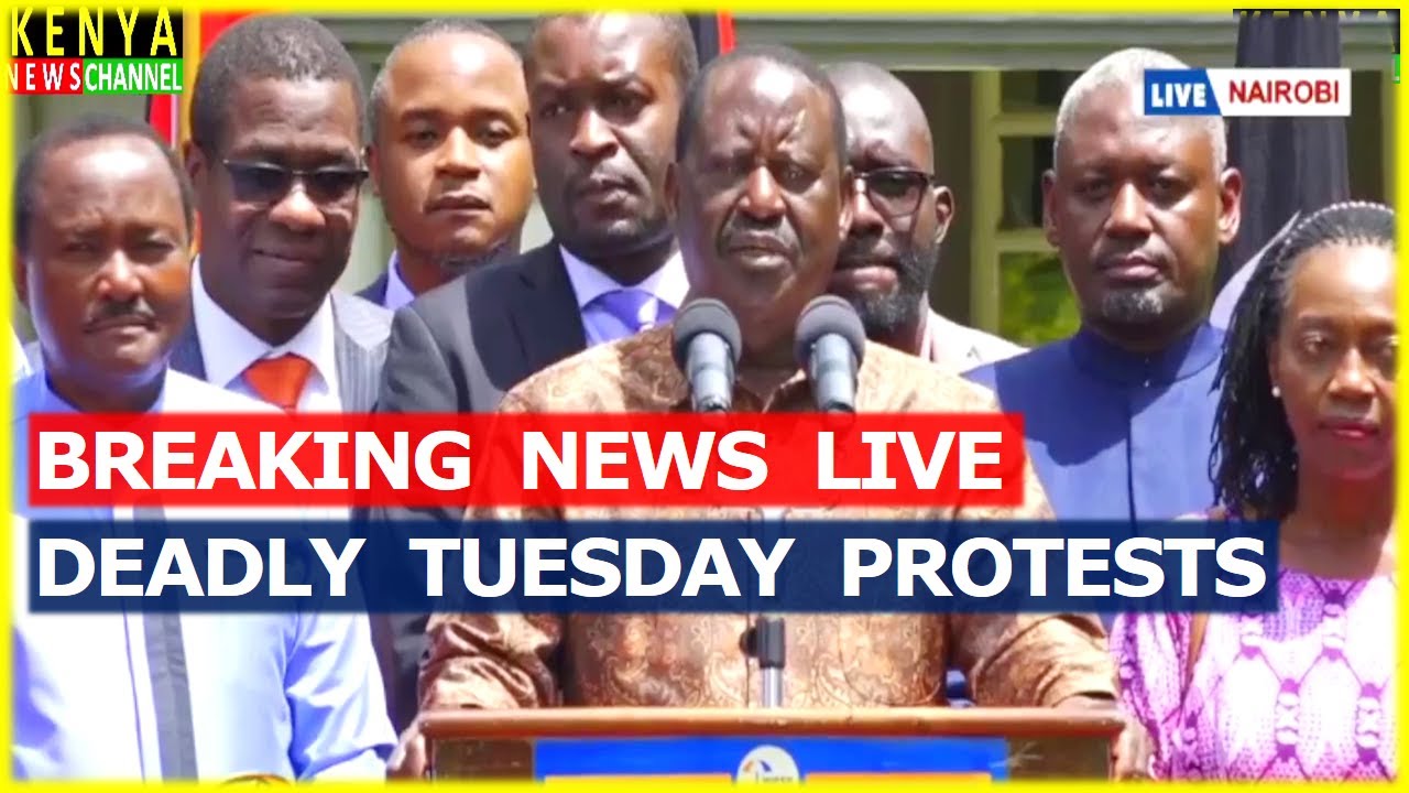 LIVE - Raila Azimio Big Announcement amidst Protests Countrywide | Gen ...