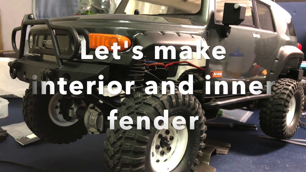 Let's make interior and inner fender │1/10 HPI Venture │ TOYOTA FJ ...