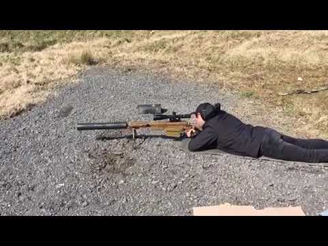 12,7 mm... Yerli... Susturucu ile sesi...