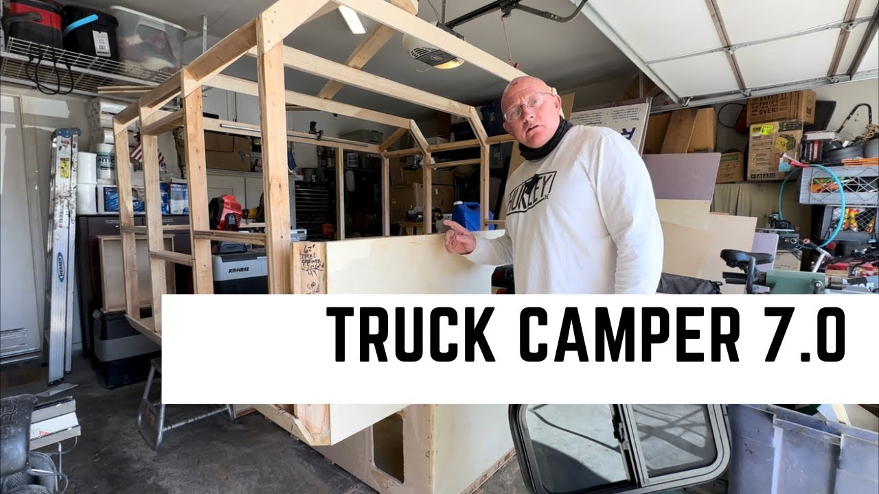 Truck Camper 7.0 Build, Part 4: Building Cabover Floor and Design ...