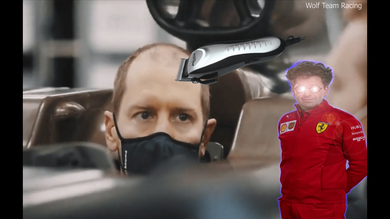 Sebastian Vettel Loses His Hair - YouTube