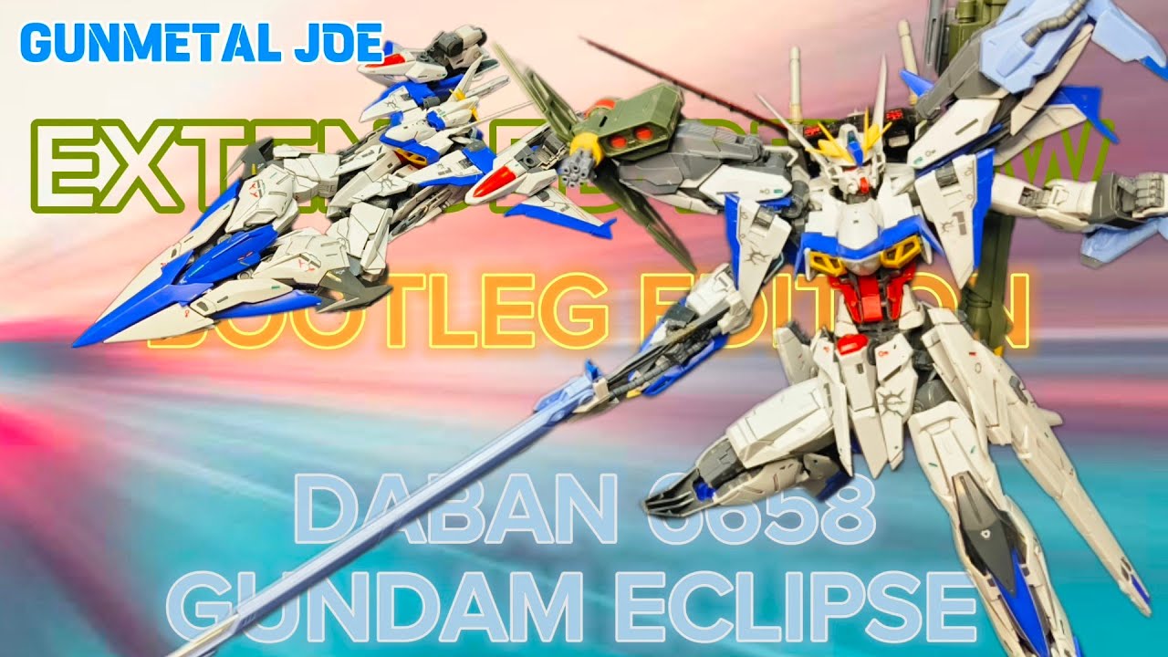 GUNDAM ECLIPSE MG DABAN 6658 BACKPACK TEST AND TRANSFORMATION - YouTube