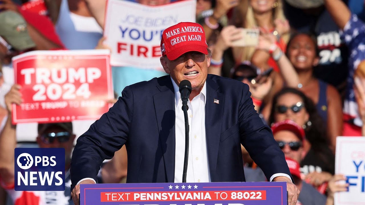 WATCH LIVE: Trump holds campaign rally in the battleground state of ...
