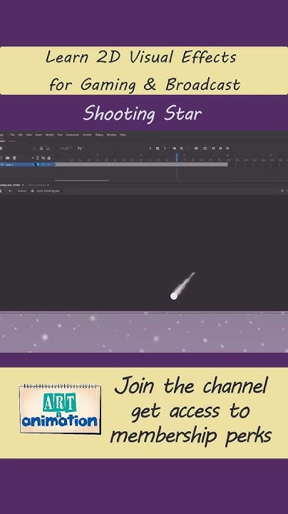 Shooting Stars Animation Learn 2d Animation Visualeffects Adobeanimate Animation