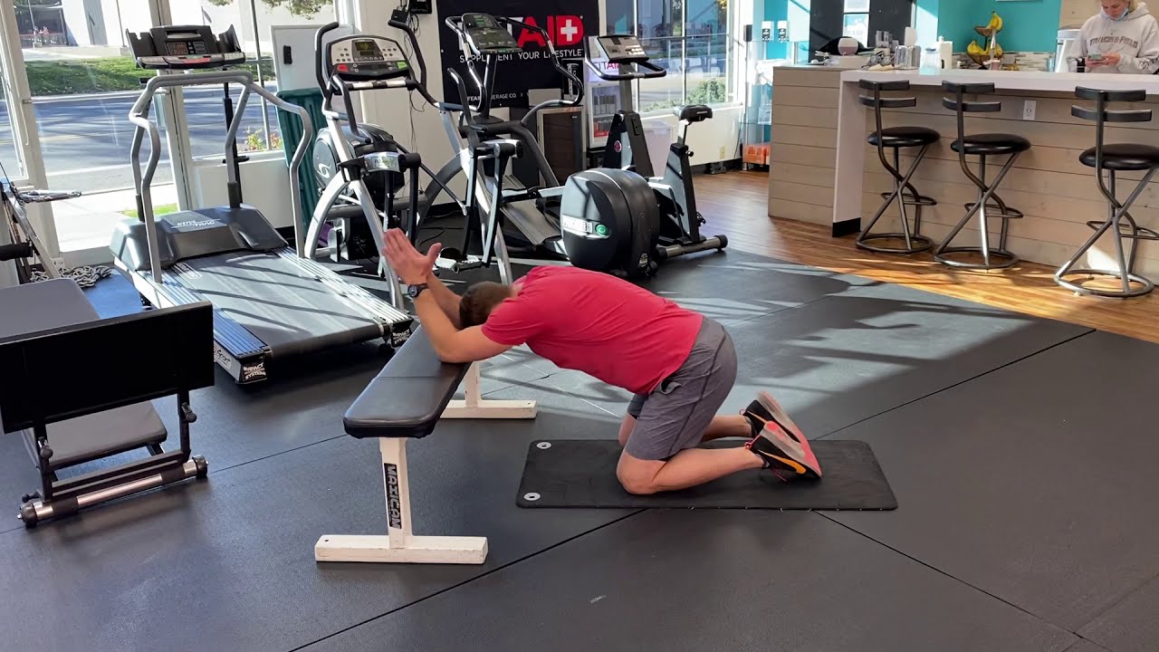 Preacher Pose Stretch - YouTube