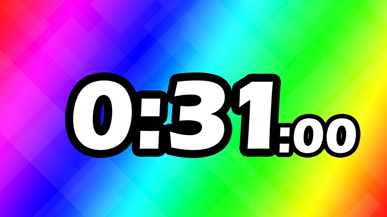31 Second TIMER Countdown - YouTube