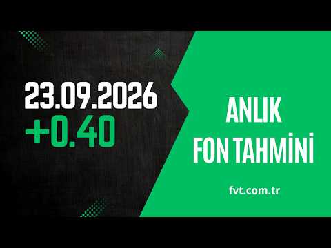 Anlık Fon Tahmini | Sohbet FVT Pro üyelerine açıktır.