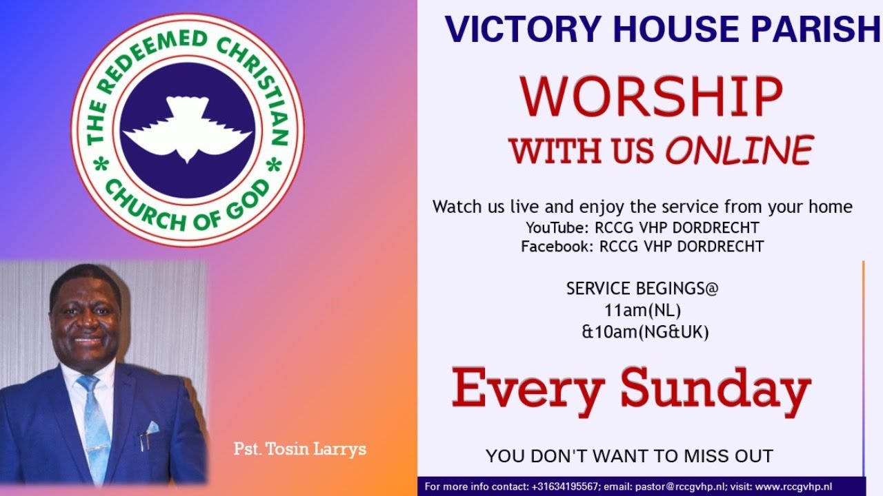 RCCG Victory House Worship Service Sunday 21st - YouTube
