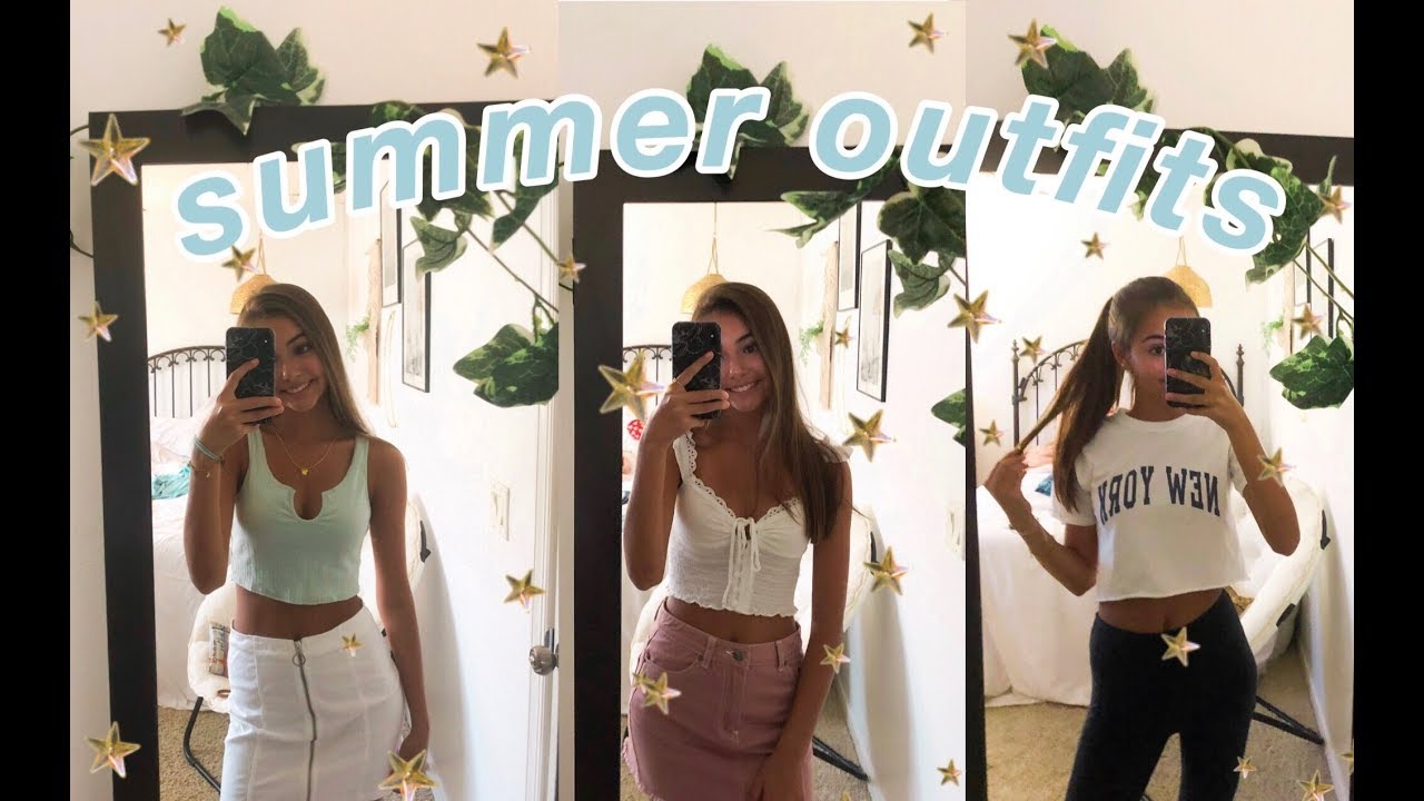 vlogging my summer outfit of the week!! - YouTube