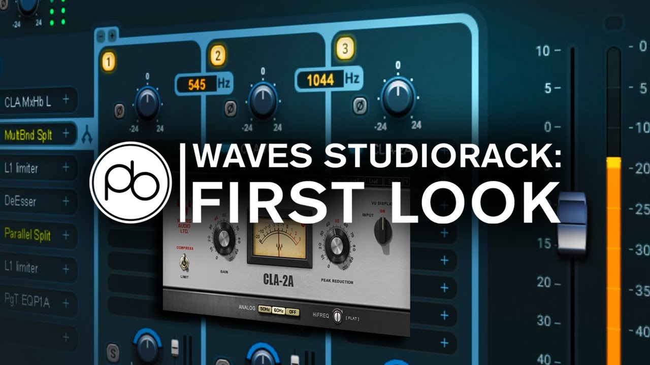 First Look: Waves Audio StudioRack w/ Jan Kybert - YouTube