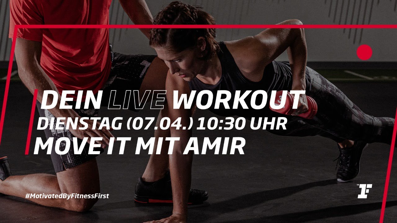 Fitness First Live Workout - Move It mit Amir - YouTube