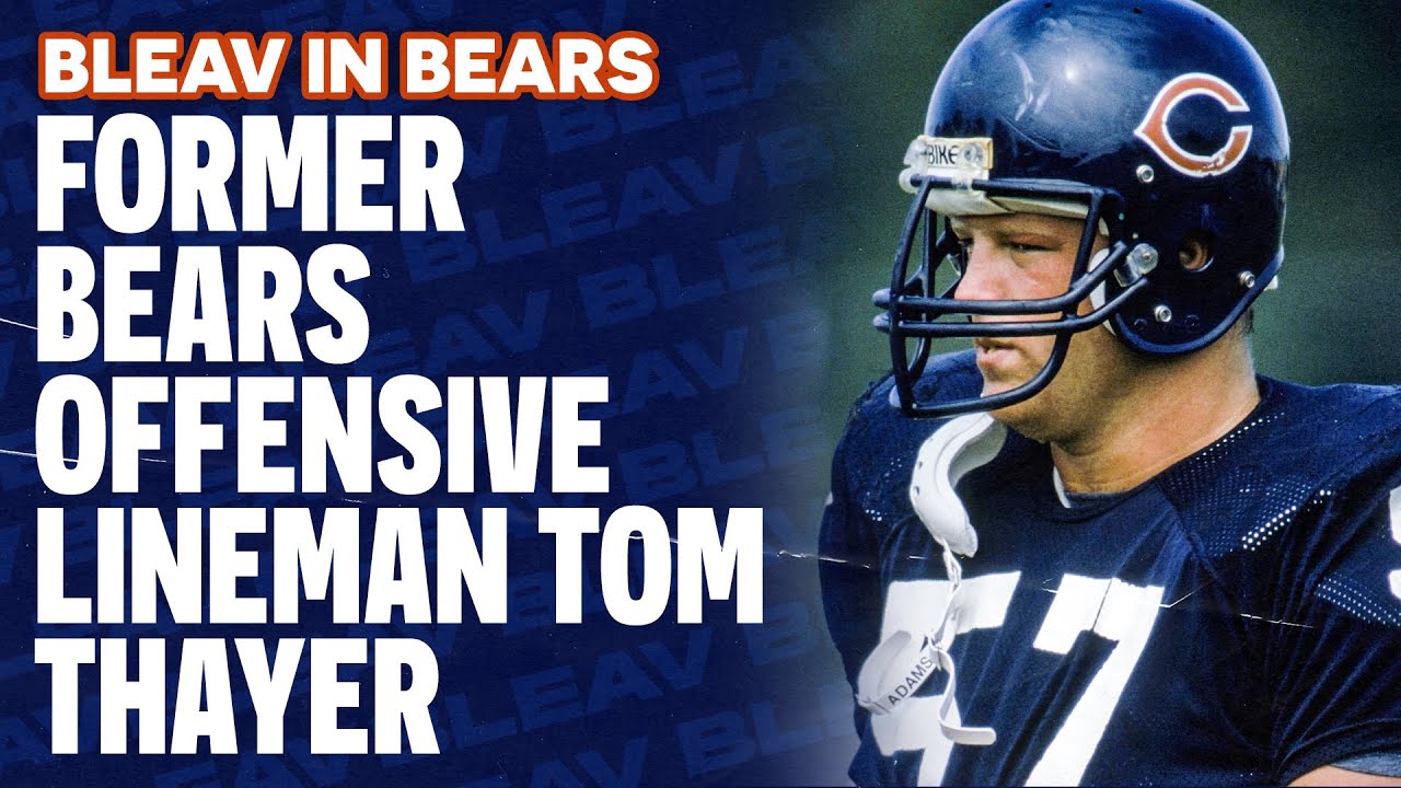 Former Bears offensive lineman Tom Thayer with Corey Wootton and Joey ...