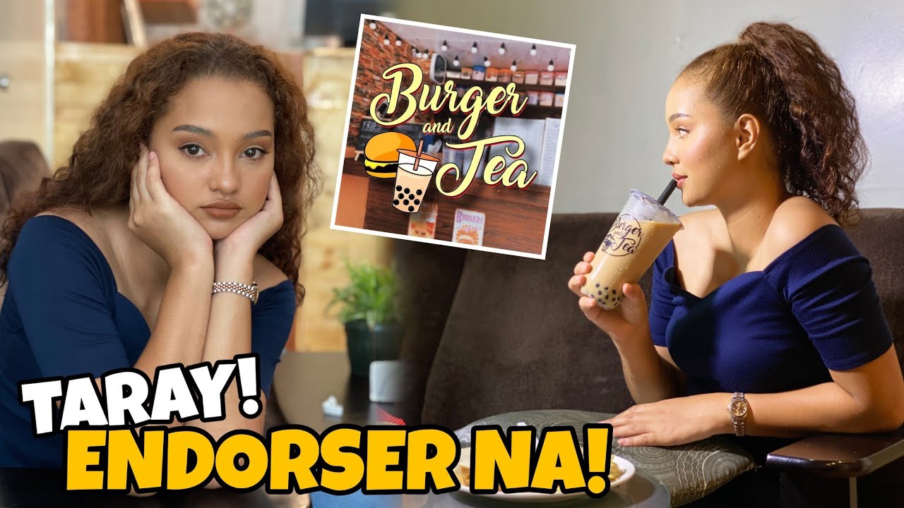 VLOG: ENDORSER NA SI MISS SINULOG QUEEN, MONIKA AFABLE | Burger and Tea ...