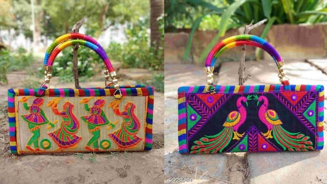 Beautiful hand pars || staylish hand bag desagin pics India2019 - YouTube