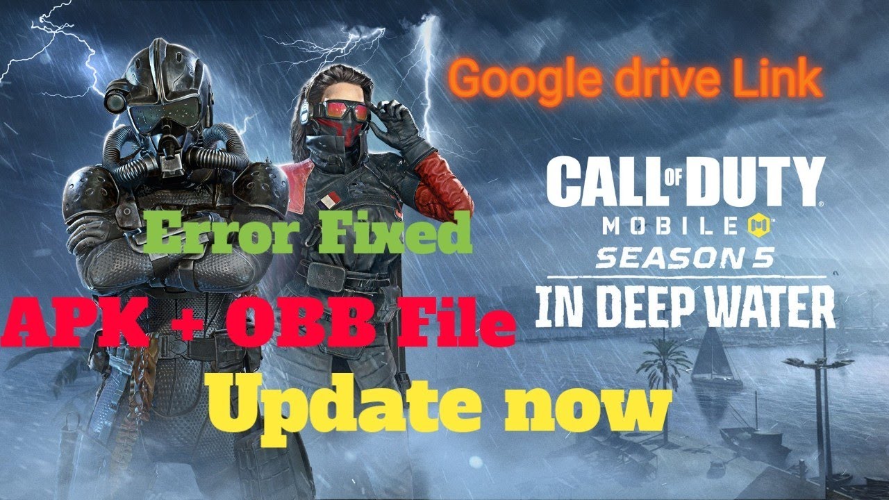 How to download / update CODM Season 5 | APK + OBB Google drive Link ...