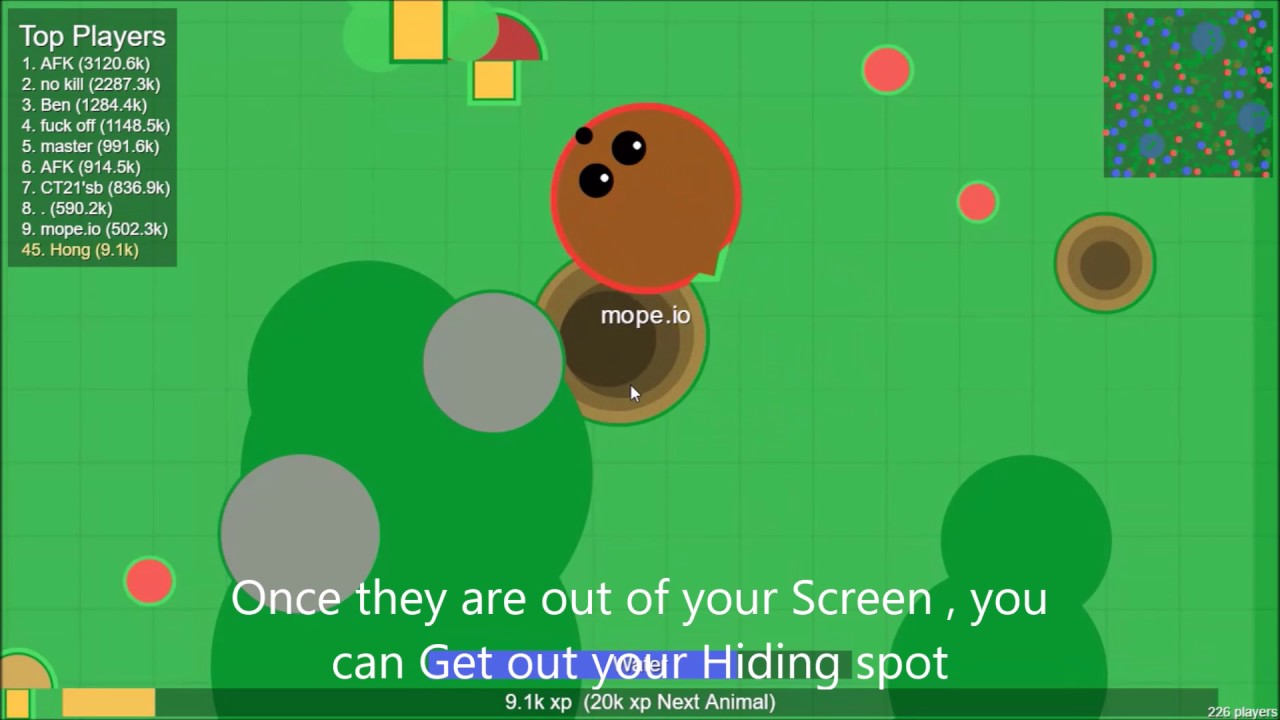 Mope.io - Basic Strategy for Beginners /Tips and Tricks for Level up ...