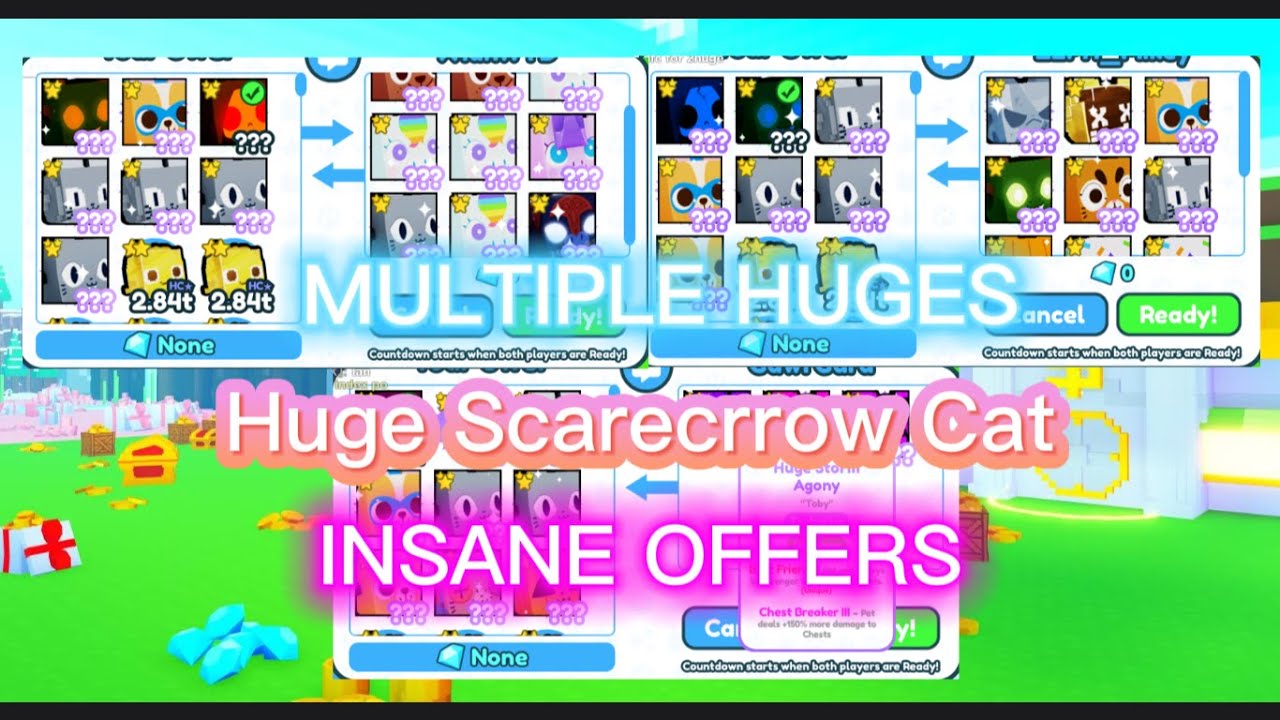 Trading Montage #10 | 🔥Huge Scarecrow Cat🔥 | Pet Simulator X - YouTube