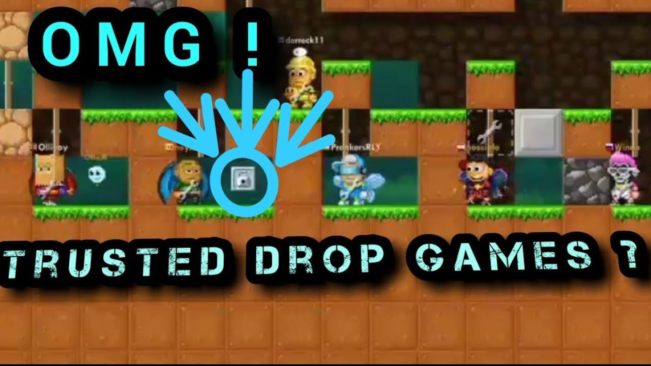 Pixel worlds | trusted drop games ? OMG !! - YouTube