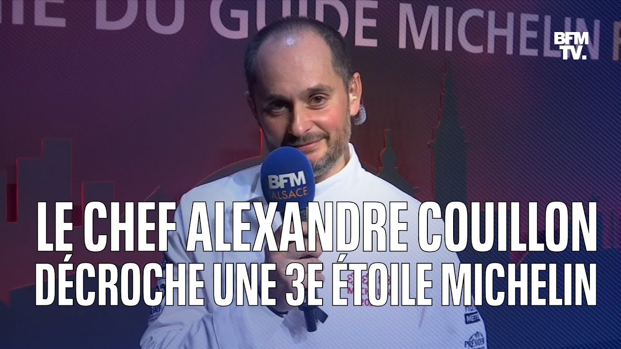 Le chef Alexandre Couillon décroche une troisième étoile Michelin pour ...