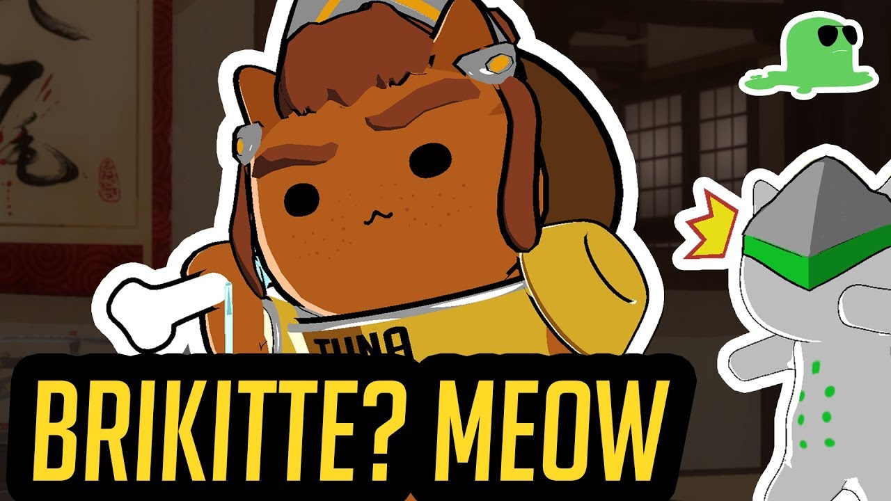 [NEW HERO] Brigitte as a CAT - BRIKITTE - "Katsuwatch" Overwatch Cats ...