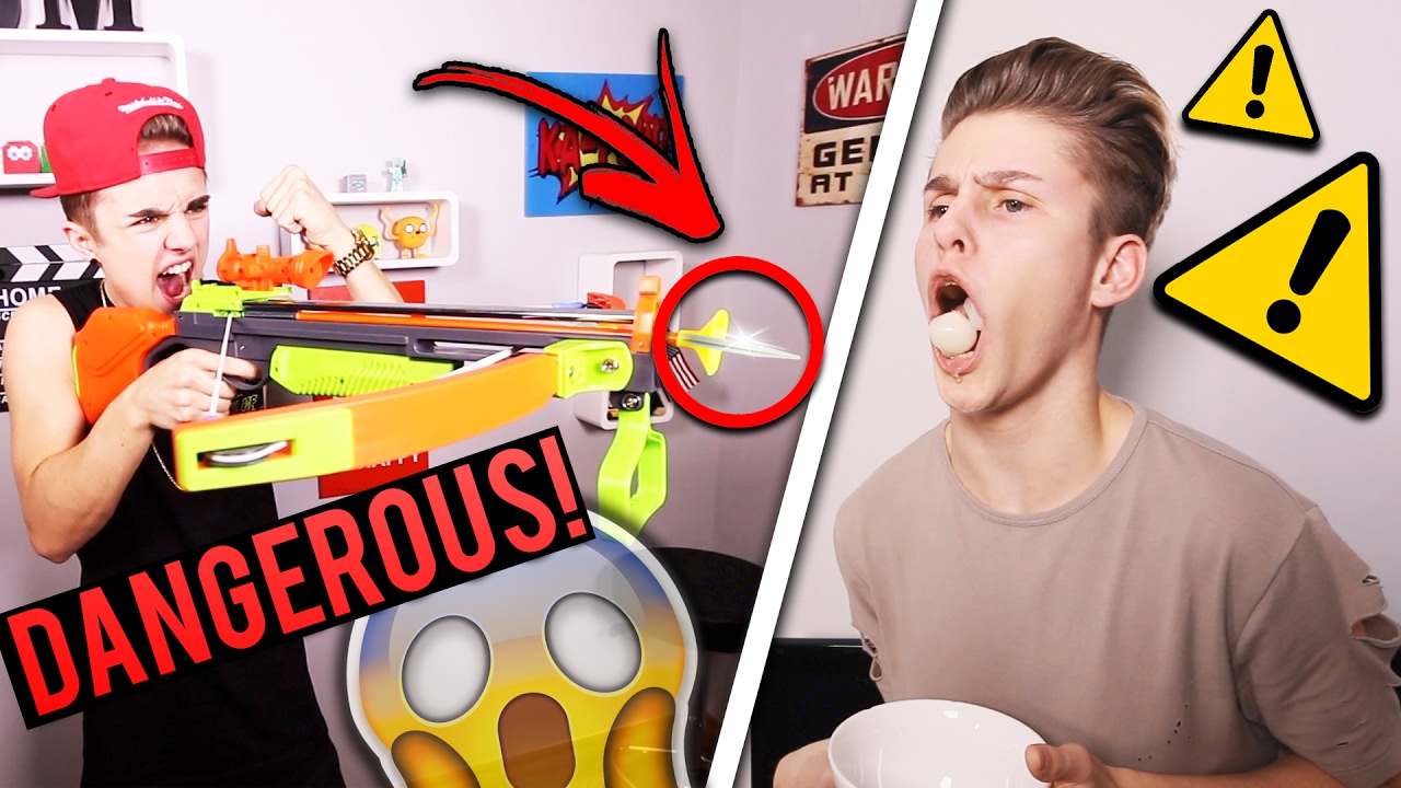 EXTREME CROSSBOW CHALLENGE *FORFEITS INCLUDED* | Jake Mitchell - YouTube