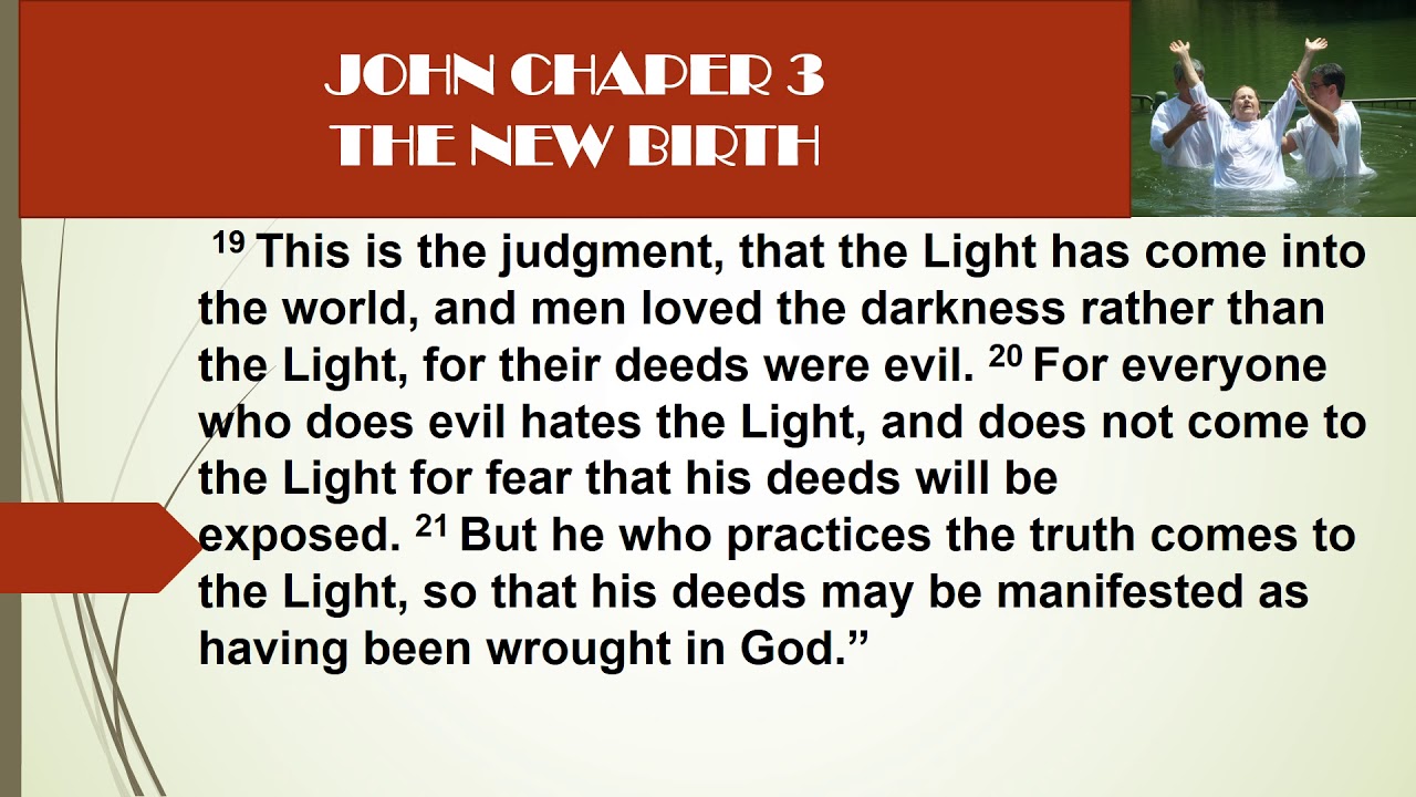 The Gospel of John - Chapter 3 - YouTube