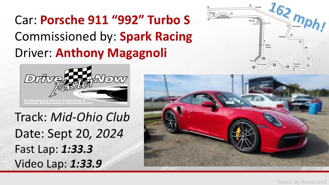 992 Turbo S at Mid-Ohio Club Course - 1:33 - YouTube