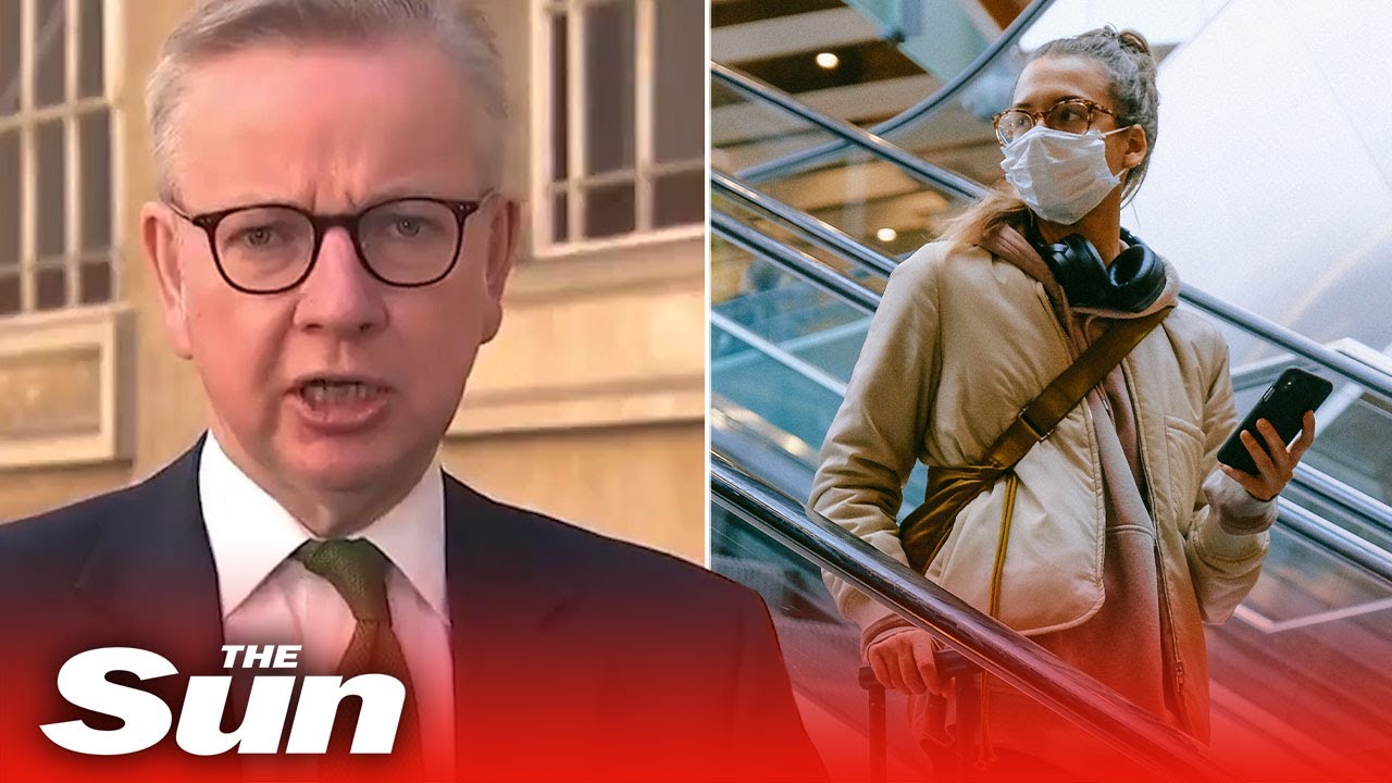 Michael Gove says wearing face masks in shops is NOT mandatory as ...