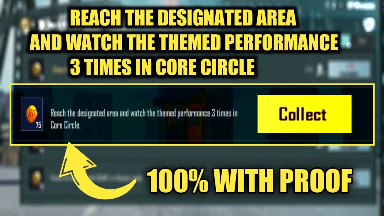 Reach the designated area and watch the themed performance 3 times in ...