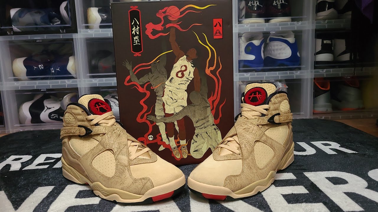 Jordan 8 Black Samurai Review - YouTube