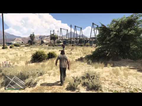 GTA 5 Michael knocks out Trevor