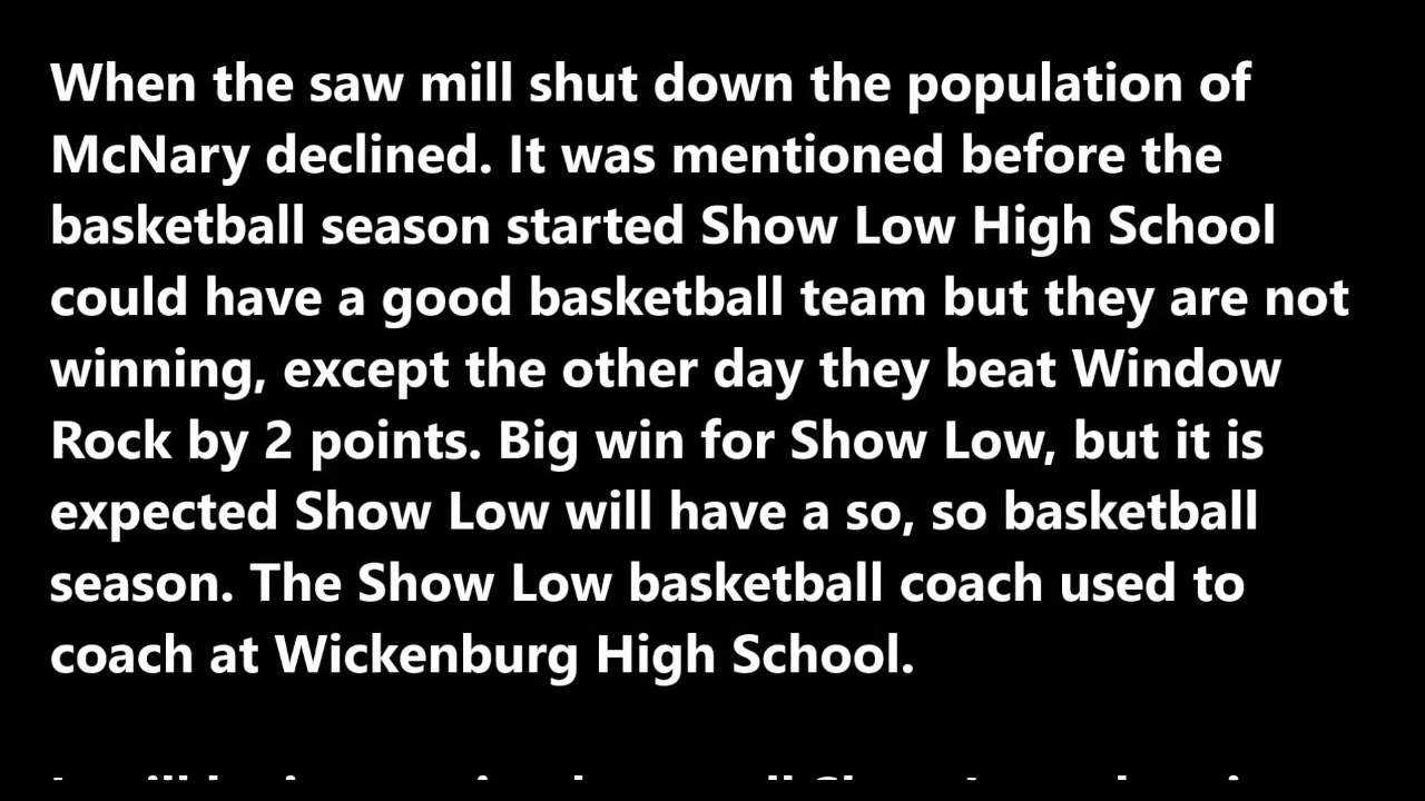 Blue Ridge High School Basketball - YouTube