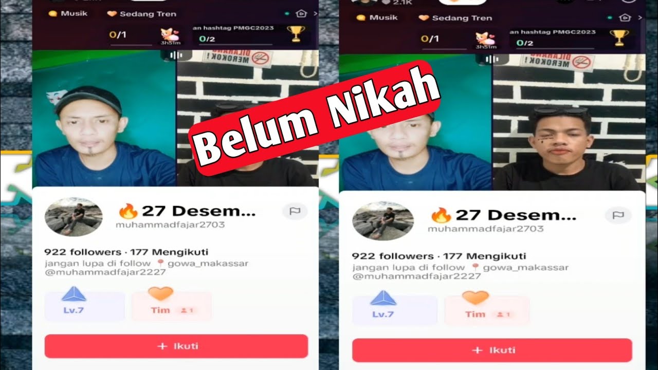 Tik Tok Live streaming .!! Obrolan singkat dengan Fajar - YouTube